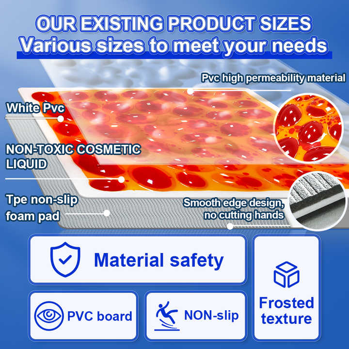 Autism Sensory Textured Liquid Floor Tiles - Fidget Toys