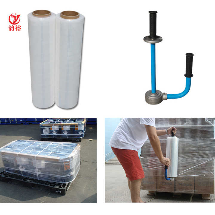 2.1kg*250m Pallet Packaging Transparent Lldpe Stretch Film Rolls Soft ...