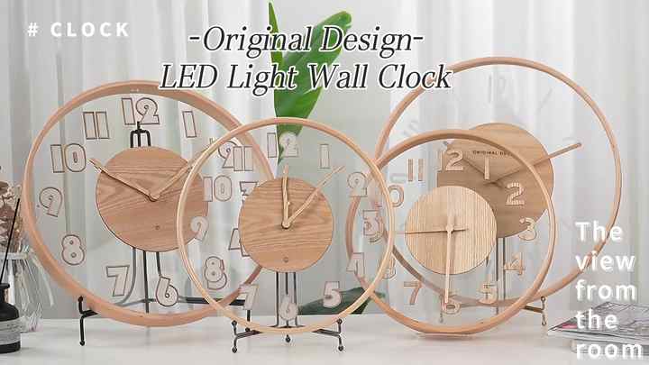 New Original Design Nordic Minimalist Clock Simple Acrylic Luxury ...