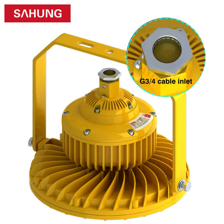 30W 60W ATEX Certified Explosion-Proof LED Light IP66 Aluminum Glass ...