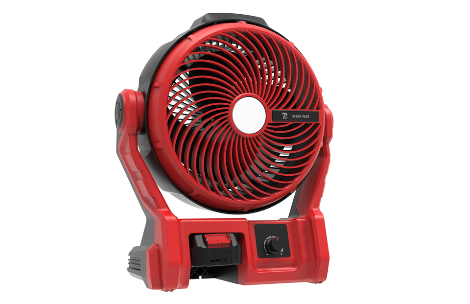 Portable 21V DC Cordless Jobsite Fan Battery Fan for Tool Room| Alibaba.com