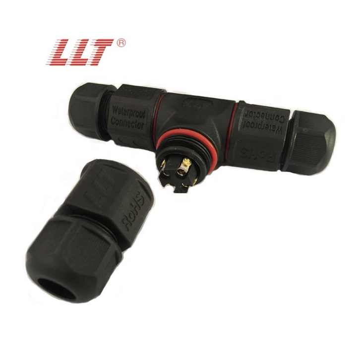 Field Installable 4 Pin T Junction Waterpoof Screw Connection T ...