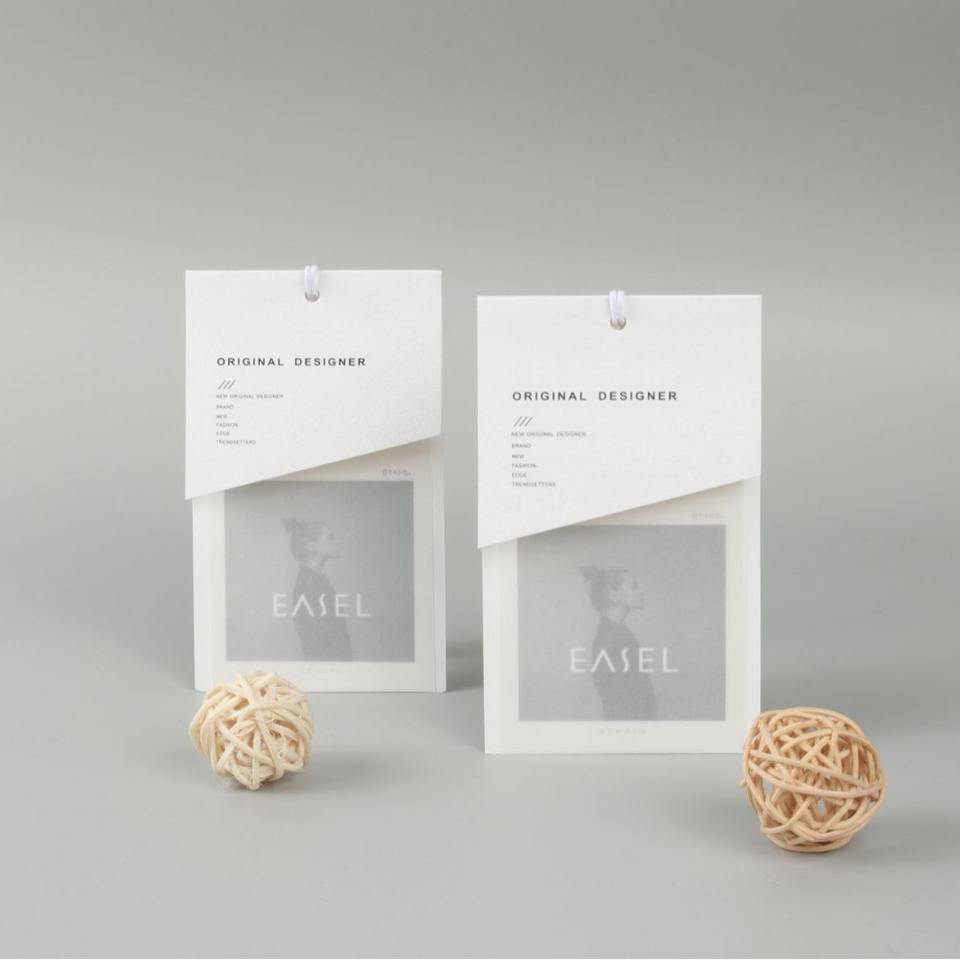 Customized Brand Name & Logo Clothing Hang Tags - Eco-friendly