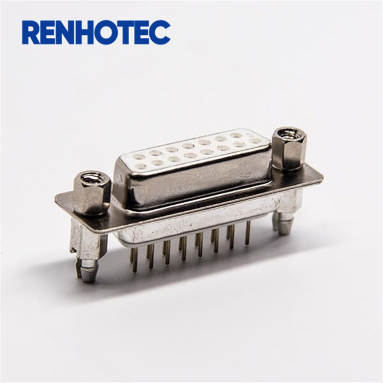 RENHOTEC D SUB Female Connector for PCB Panel Model D SUB CE ROHS ...