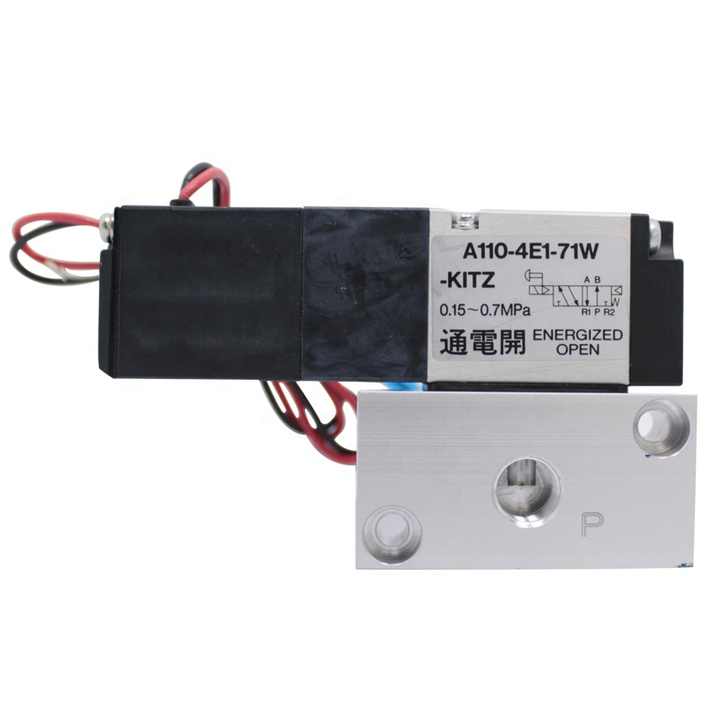 Kitz A110-4e1-71w 24v Ac Solenoid Valve For Pneumatic Control, Oem