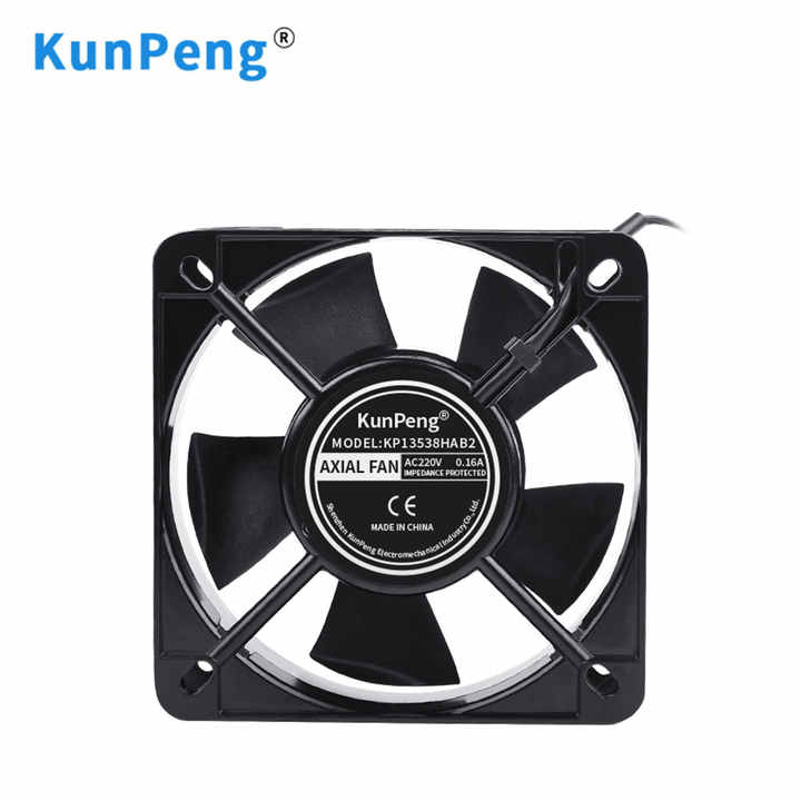 135x38mm Factory OEM Axial Cooling Fans AC 230V Exhaust Extraction