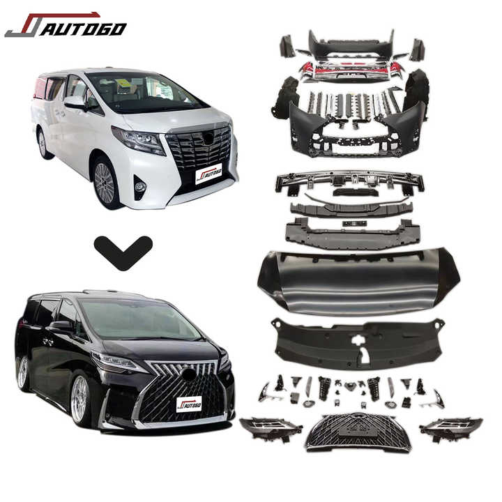 Upgrade Body Kit for Toyota Alphard Vellfire Anh30 Gen3 2015 2016 2017 2018 2019 to Lexus LM ...