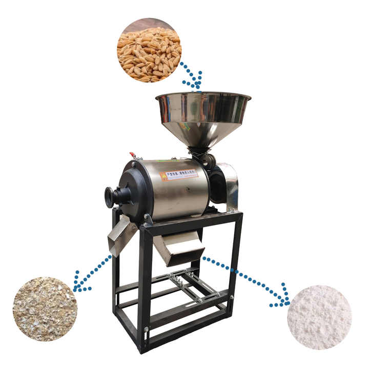 Small Grain Milling Machine Wheat Flour Mill Machine Powder Making ...