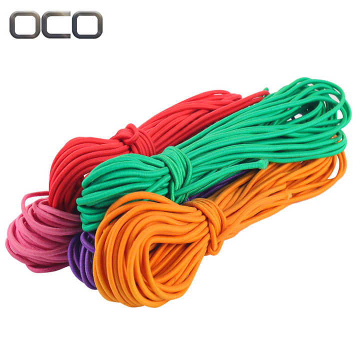 Factory Wholesale High Elasticity Colorful Rubber Polyester Elastic ...