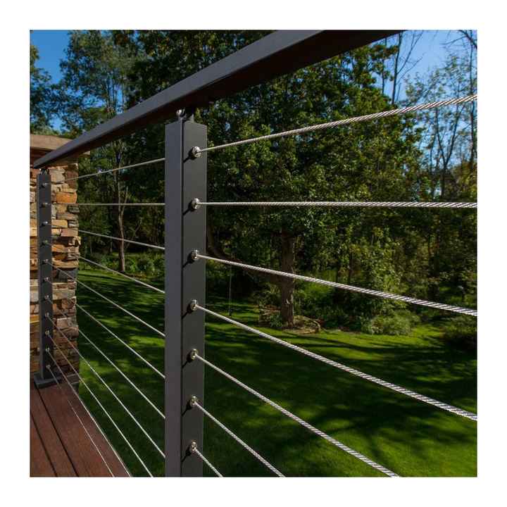 Stainless Steel Cable Porch Railing System - Modern Style