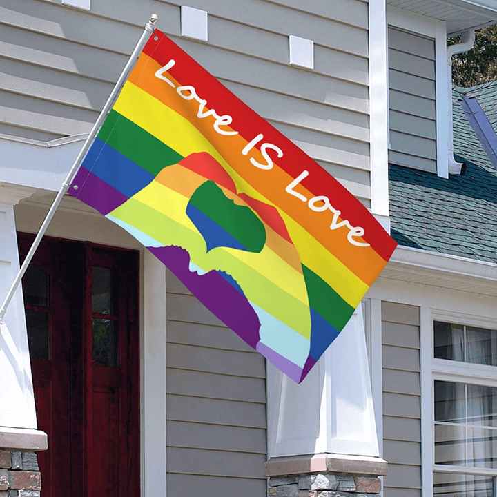 Promotional Product LGBTQ Lesbian Rainbow Stripes Flag Vivid Color Fade ...