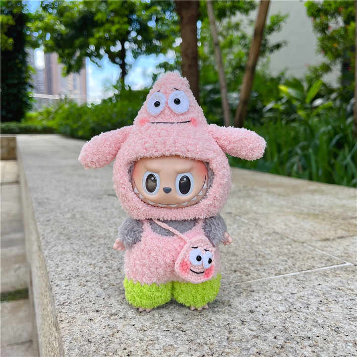 Labubu Educational Toy Doll 17cm Macaron PVC Unisex Accessories