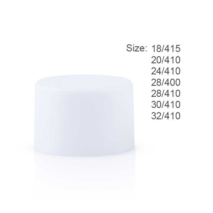 Wholesale Various Sizes White Plastic Bottle Screw Caps 20mm 24mm 28mm 30mm Custom Ordered ...