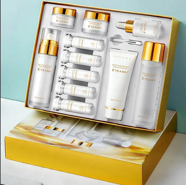 Retinol Multi Peptides Korean Skin Care Kit 11pcs for Women with ...