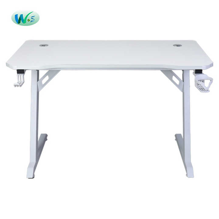 WSV4543 White Color Computer Table Home Office Studio Use E-Sports ...