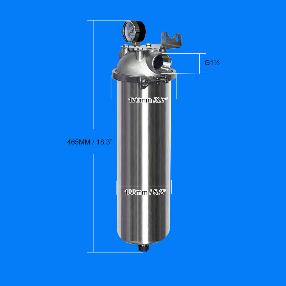 Qz133-20inch Manual Pre-Filtration Filter - 20000L for Hotels Rvs