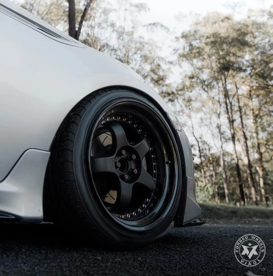 VIAOL Forged Car Rims 2P 3P Deep Dish aluminum rims Alloy Rims Wide Lip ...