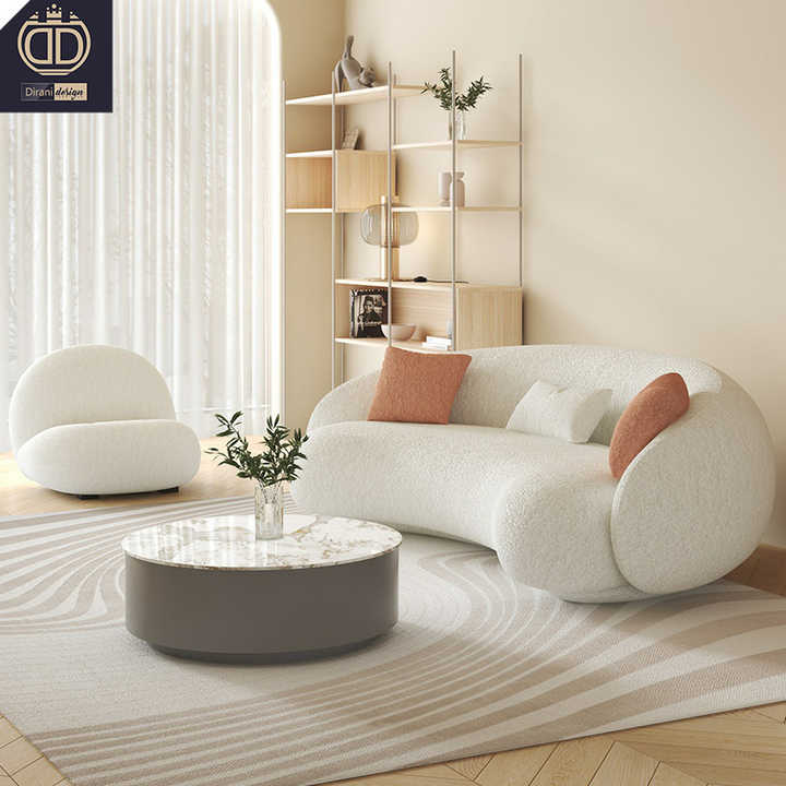 2 Seater Moon White Sofa Set Couch Kendall Cognac Luxury