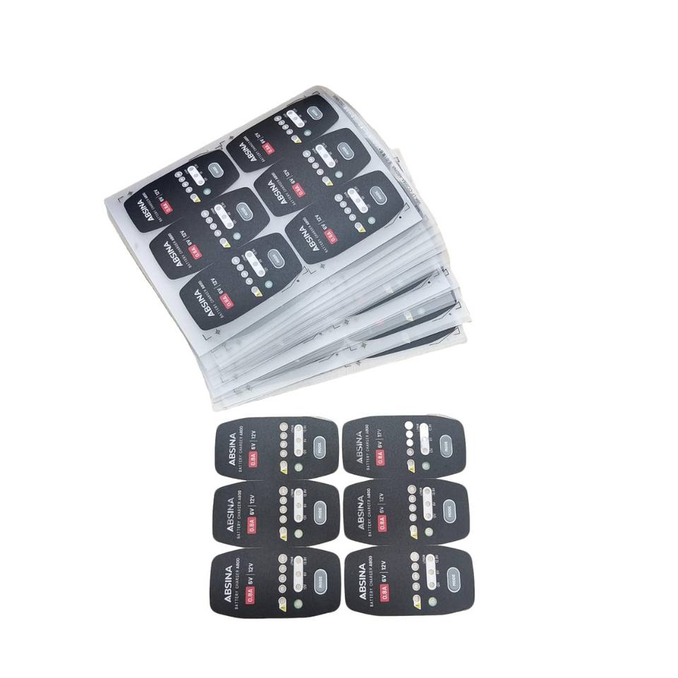 Matte PVC Embossed Keypad Panel Sticker Label| Alibaba.com