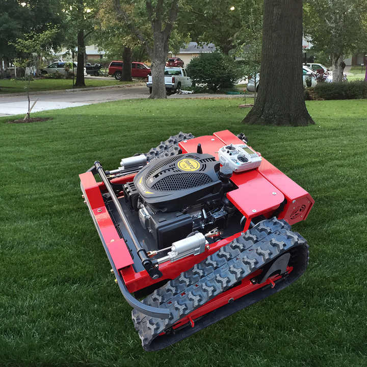 Customized Remote Control Lawn Mower with Snow Plow
