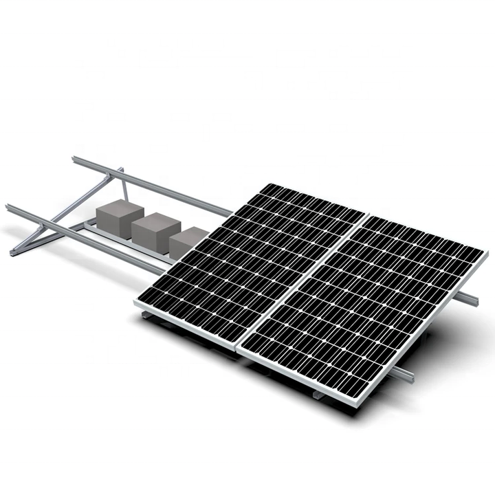 Aluminium Solar Panel Flat Roof Racking Mounting System for Home ...