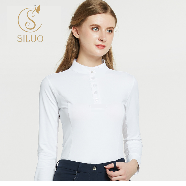 Siluo Custom Equestrian T-Shirt Spring Summer Breathable Women's Sweat ...