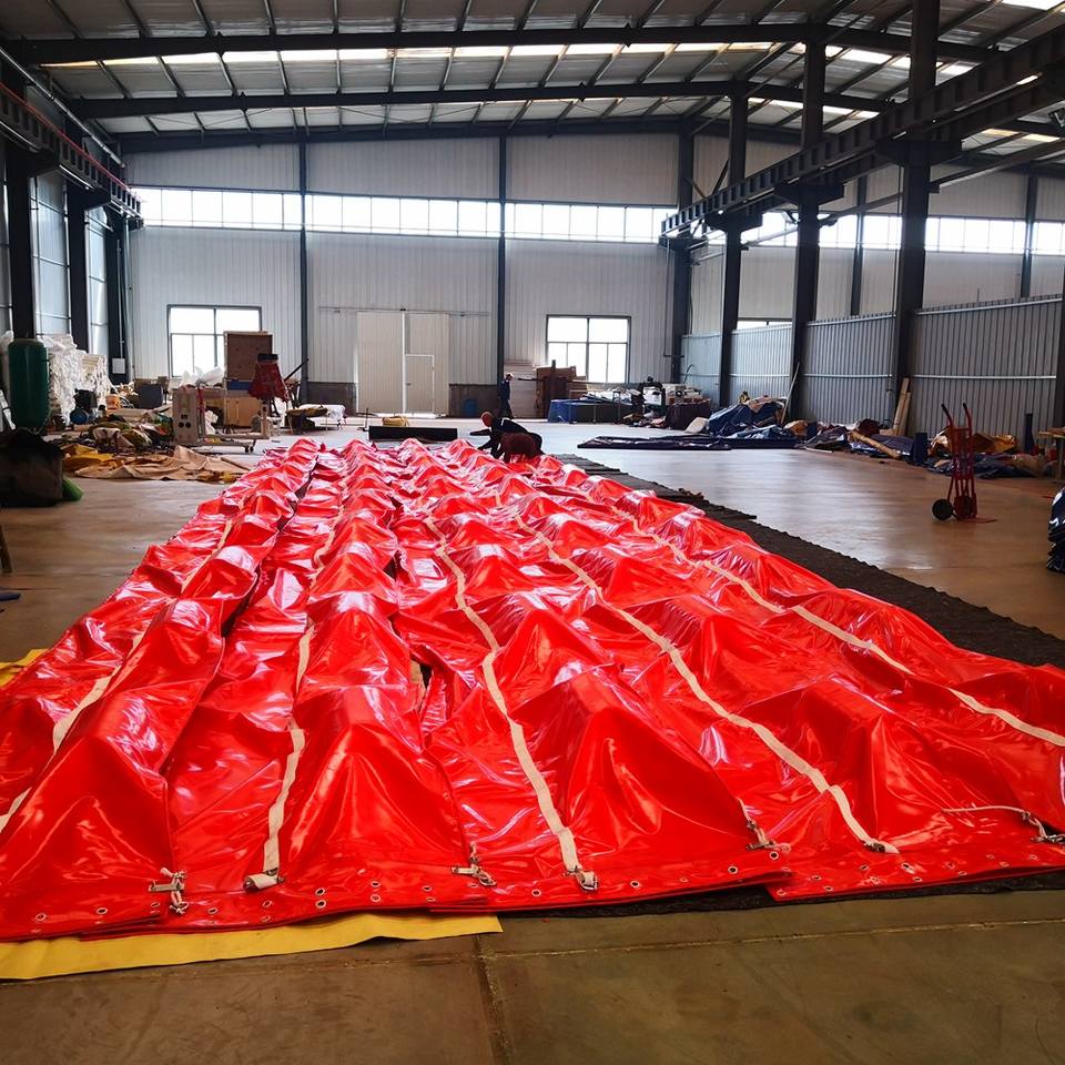 PVC Floating Oil Containment Boom for Oil Spill Control Ocean Oil Spill ...