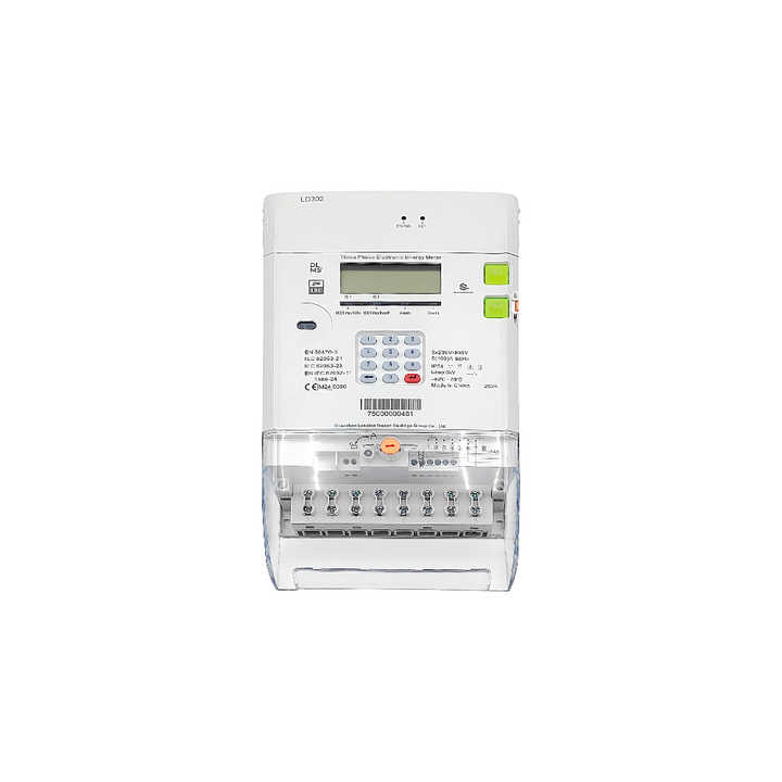 3 Phase Smart Keypad Meter LCD Display KWH Meter RS485 DIN Rail Energy/Water/Electric Power ...