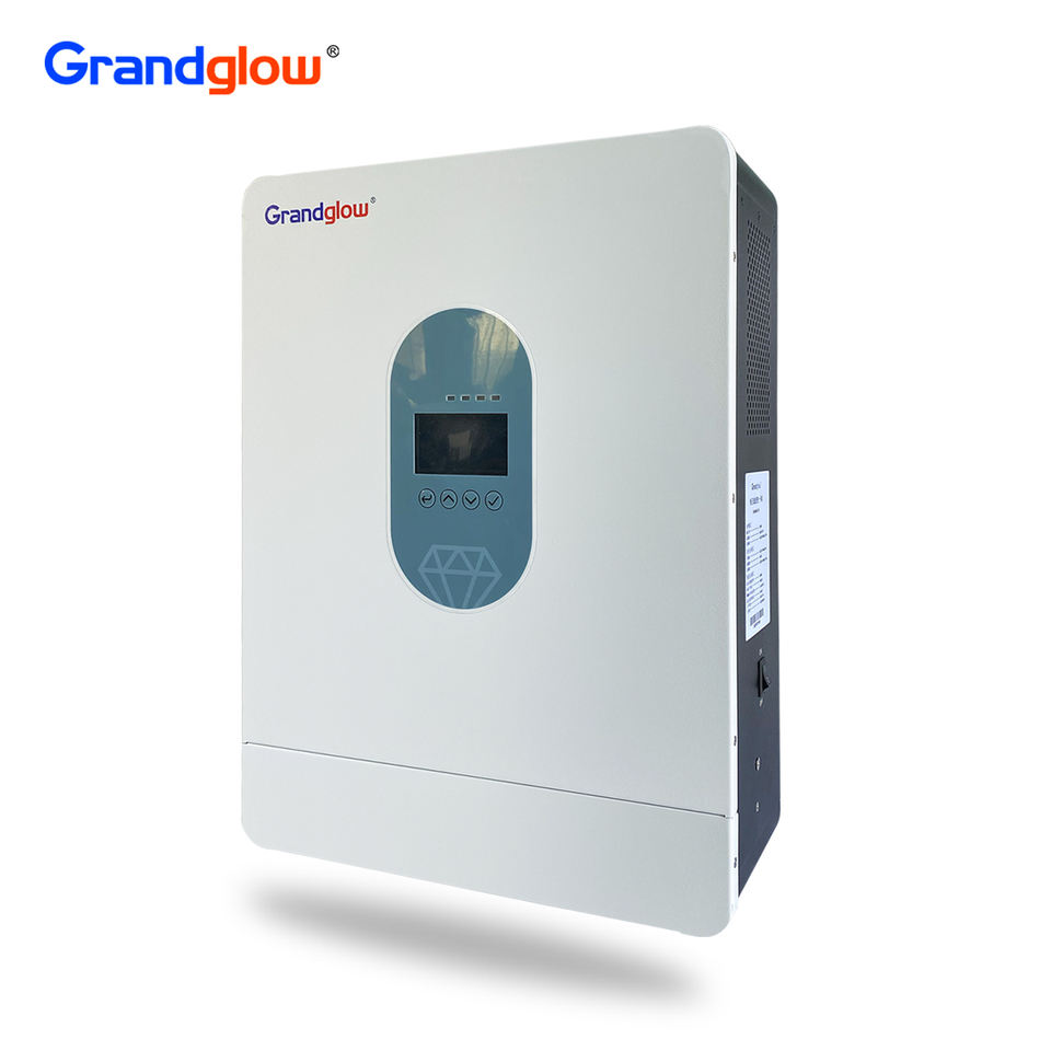 Grandglow 220/230/240VAC Hybrid Solar Inverter LCD Display Pure Sine ...