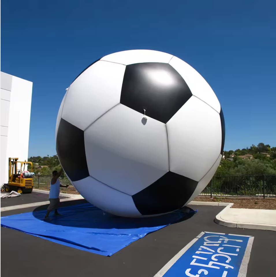 Giant PVC Inflatable Football Soccer Ball Outdoor Yard Sports Match ...