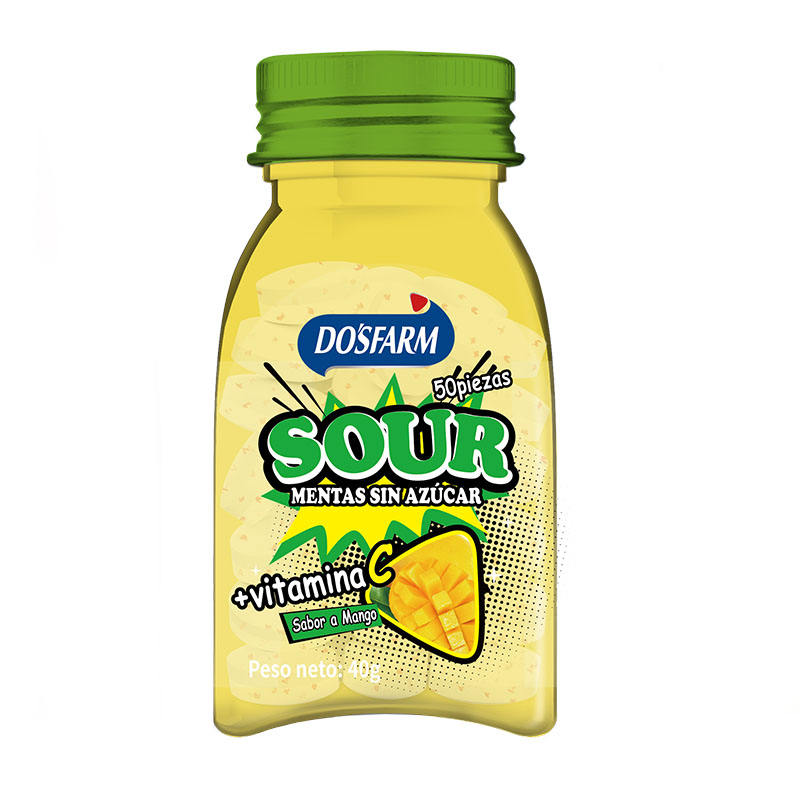Sour Mango Mints Lozenge Vitamin Sugar Free Mint Candy Tablet ...