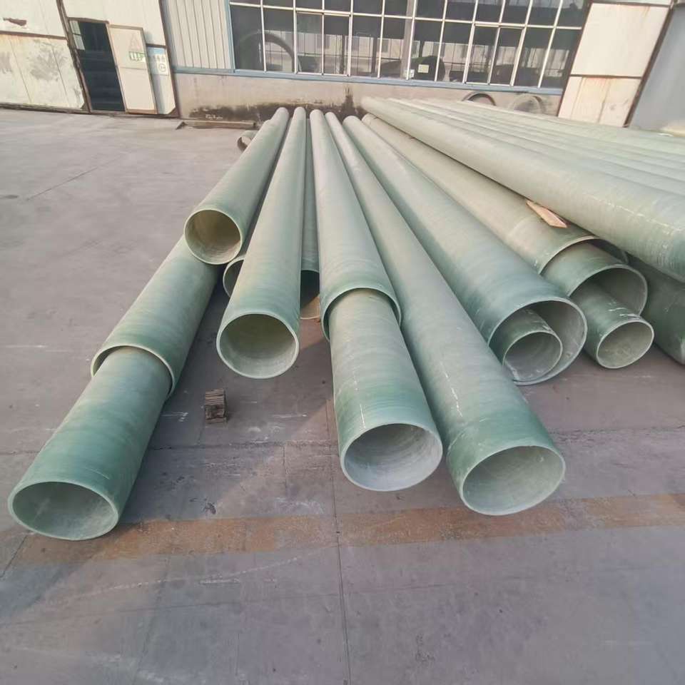 Large Diameter FRP Pipe Fiberglass Pipe for Sewage Drainage Systems ...