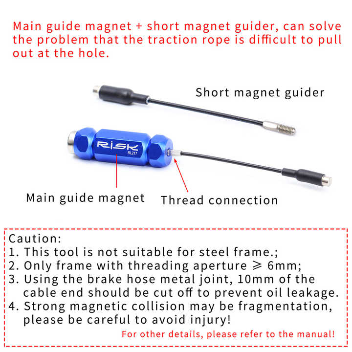 Bike Internal Cable Routing Tool Steel Bike Replaceable Wire Shifter ...