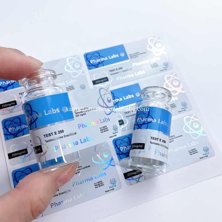 Body building sticker 3ml 10ml vial labels evo genetic pill bottles ...