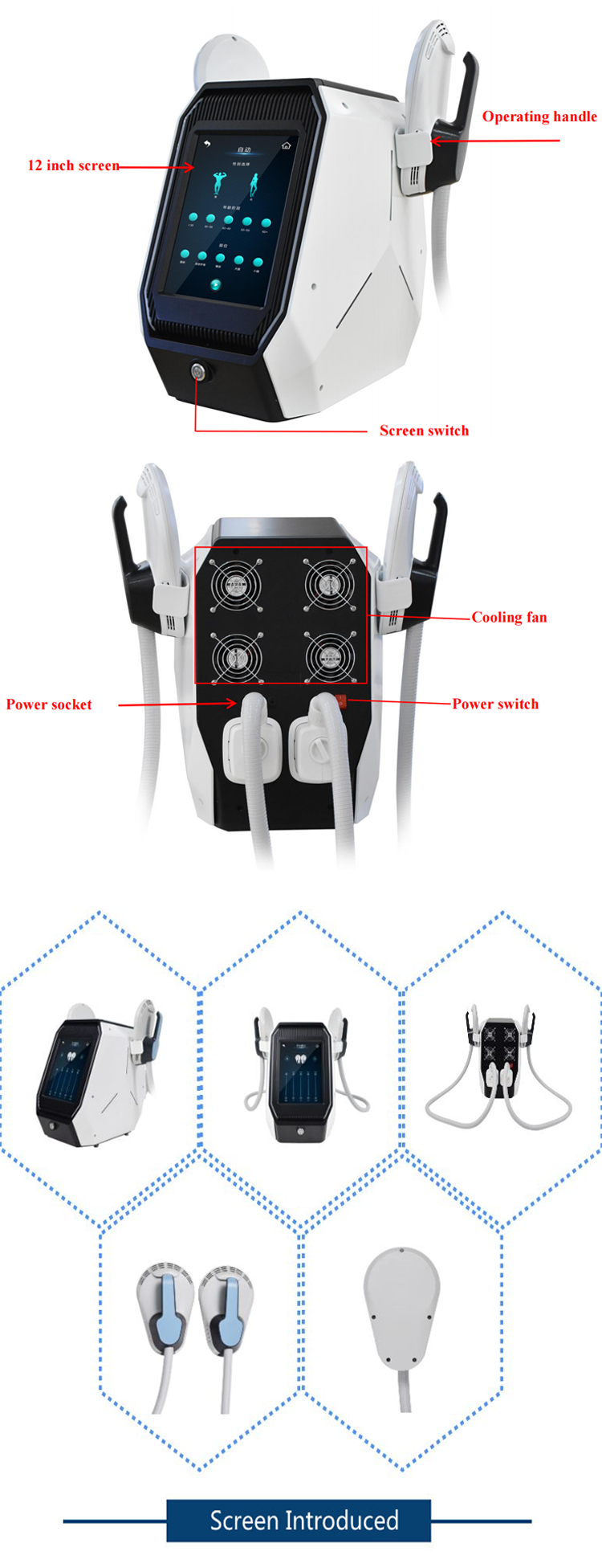 2024 EMS EMSLIM NEO Muscle Stimulator For Body Sculpting, Fat Burning ...