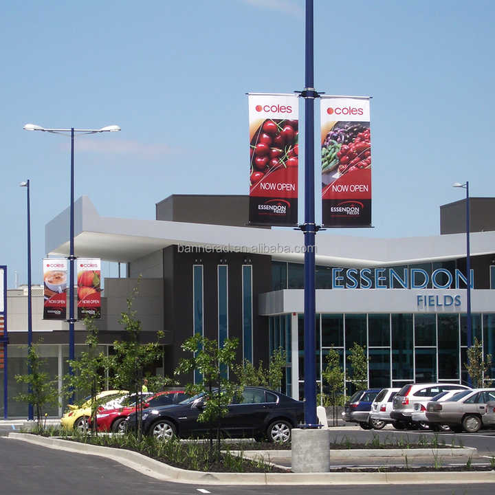 Winter Pole Banners - Effective City Light Pole Advertising