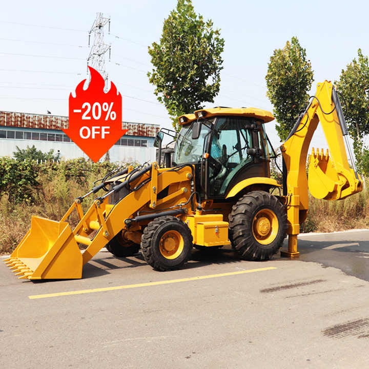 Hessne 4x4 Backhoe Earth-Moving Machinery - High Efficiency