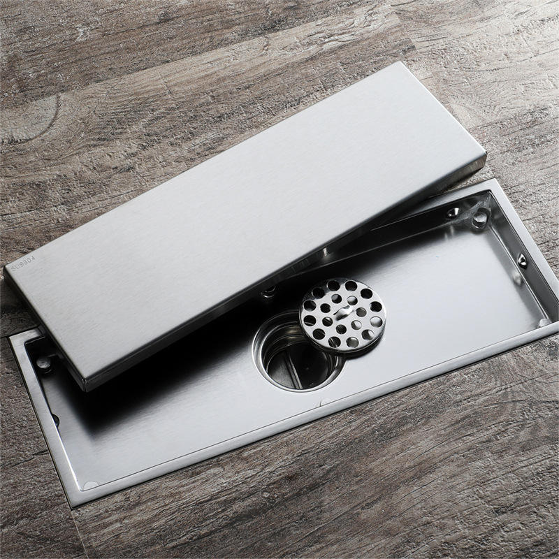 Modern Long Linear Concealed Invisible Tile Insert Bathroom Drainage ...