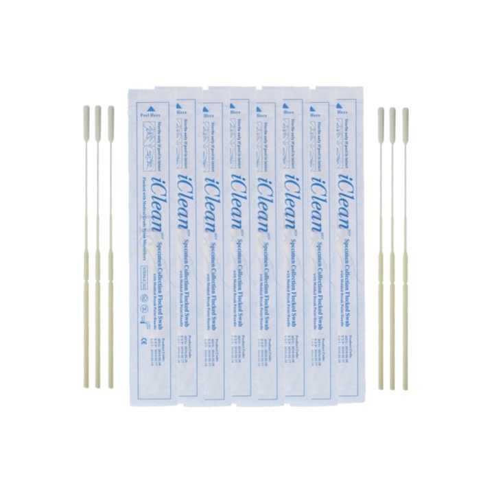 Nylon Nasopharyngeal Flocked Swab Sampler ISO Certified for Hospital ...