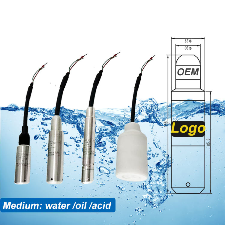 Submersible Hydrostatic Water Tank Level Sensor Transmitter Liquid ...