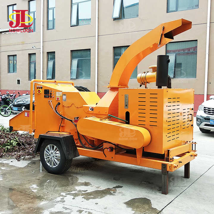 100hp Tree Log Cotton Stalk Crusher - Efficient Wood Chipping