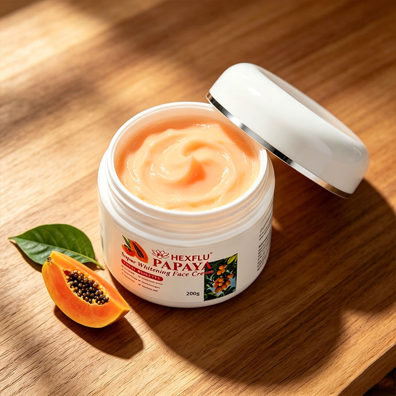 HEXFLU - Papaya Super Whitening Face Cream 200g - Brightening ...