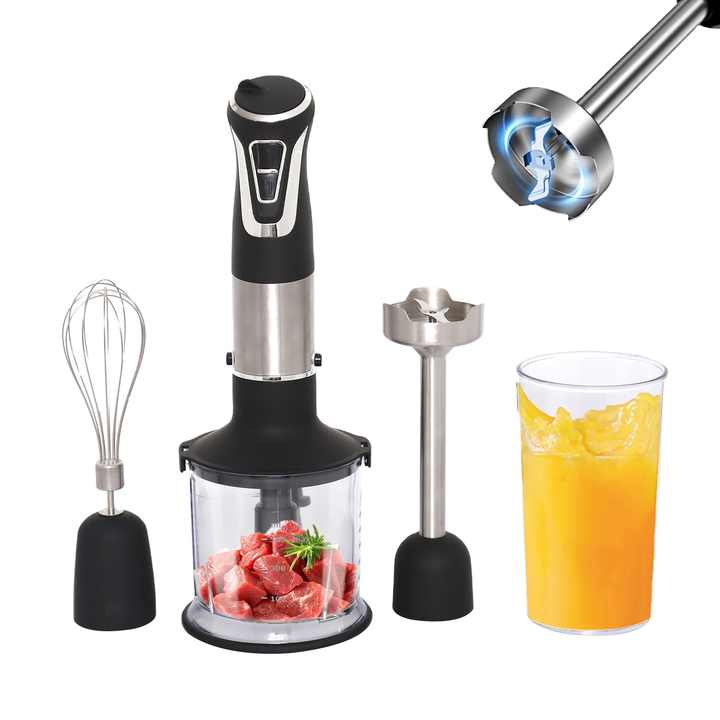 Juice Juicer Smoothie Electric Manual Immersion Stick Blender Mixer 4 ...
