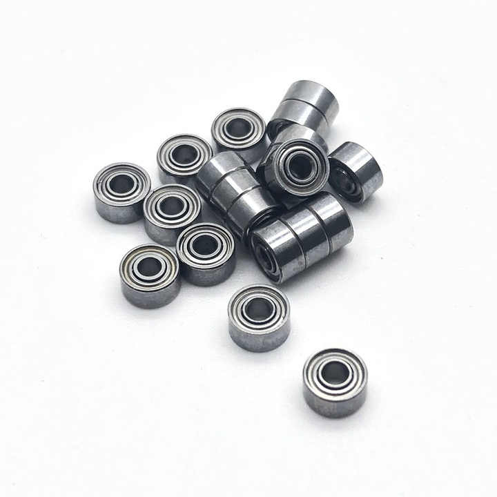 681XZZ Deep Groove Ball Bearings 1.5mm Bore 4mm OD 2mm Thick Chrome ...