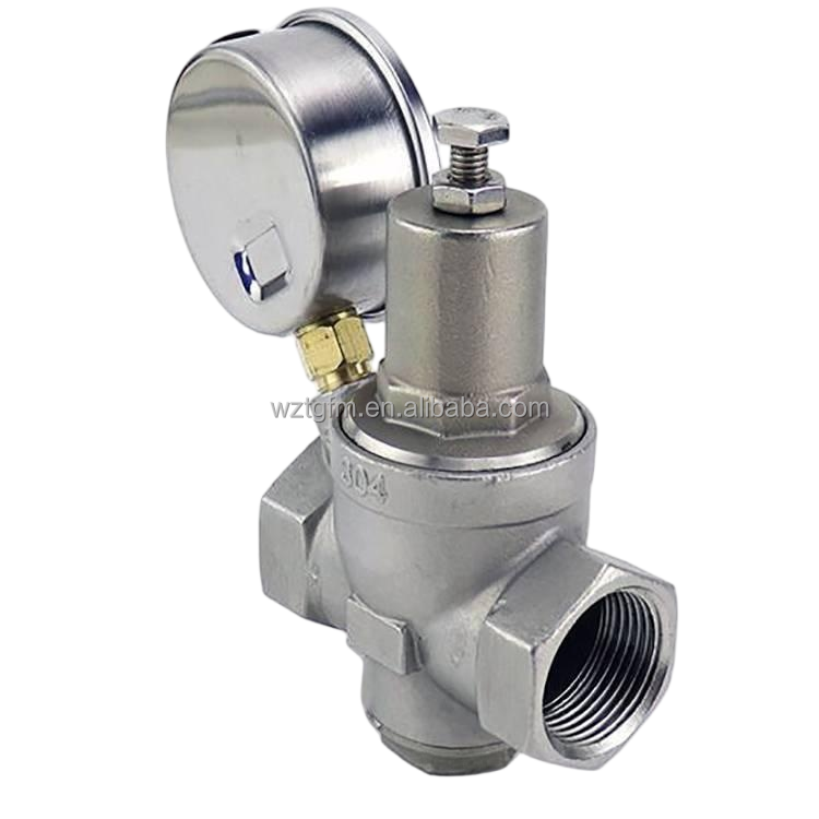 Piston Adjustable Branch Pipe Pressure Reducing Valve with Pressure ...