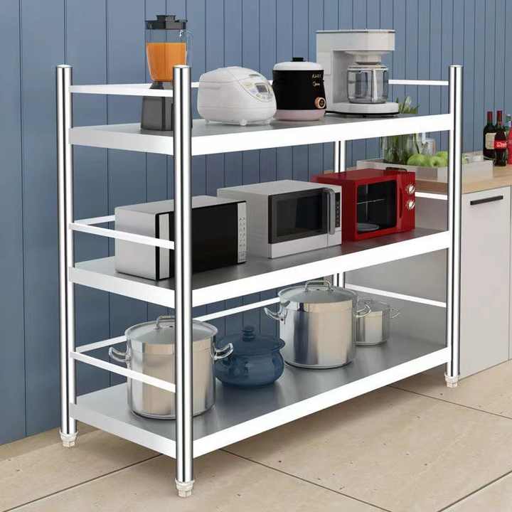Efficient Kitchen Organization Stainless Steel Restaurant Storage Rack ...