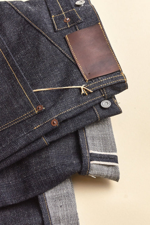 Custom Jeans Men - Retro Selvedge Denim Inseam Button Crotch