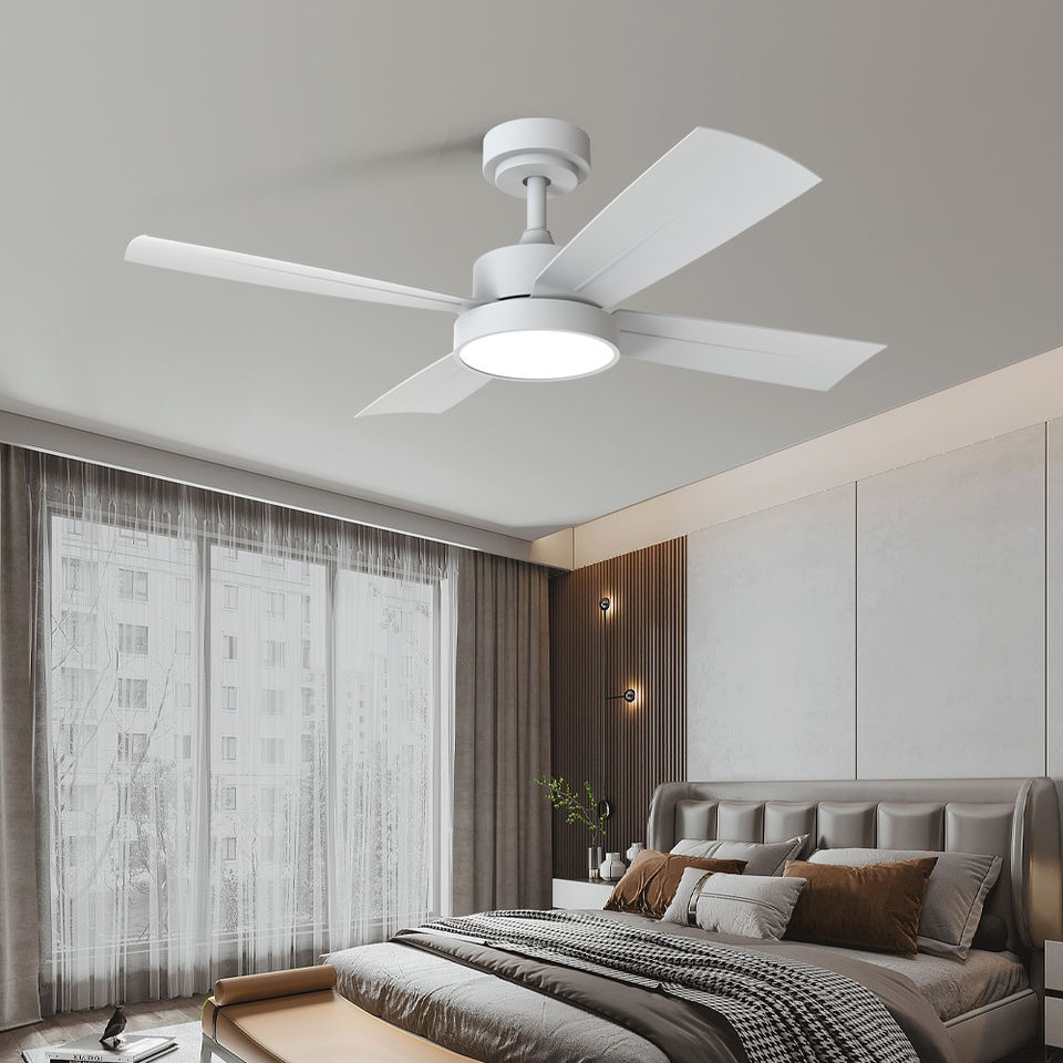 42 Inch Smart Fan Light Abs Blades Decorative 220V Dc Motor Ceiling Fan ...
