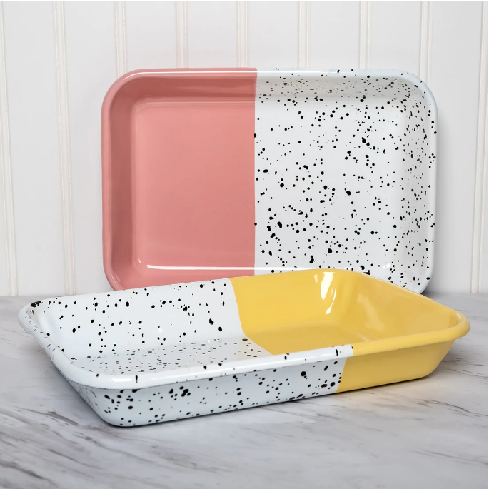 Small Eco Pyrolytic Cleaning Blue Ceramic Porcelain Enameled Metal ...