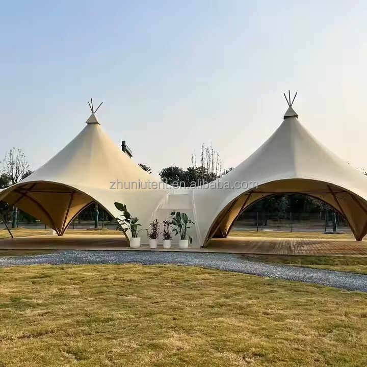 Sky Dome Double and Triple Tent Camping Site Team Building Camp Bar ...